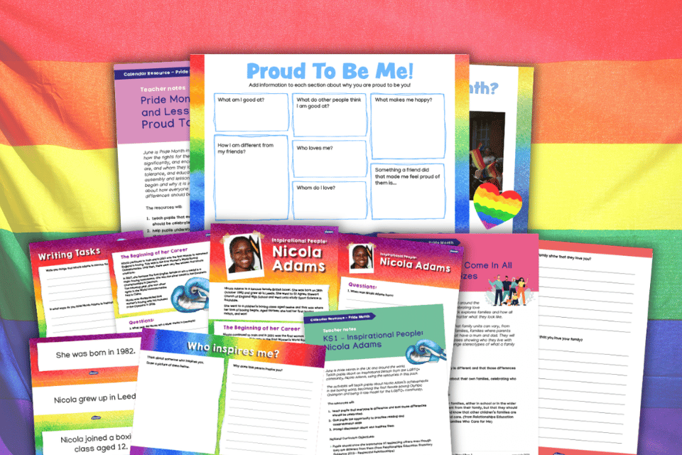 Pride Month activities – Curriculum-linked literacy ideas for primary ...