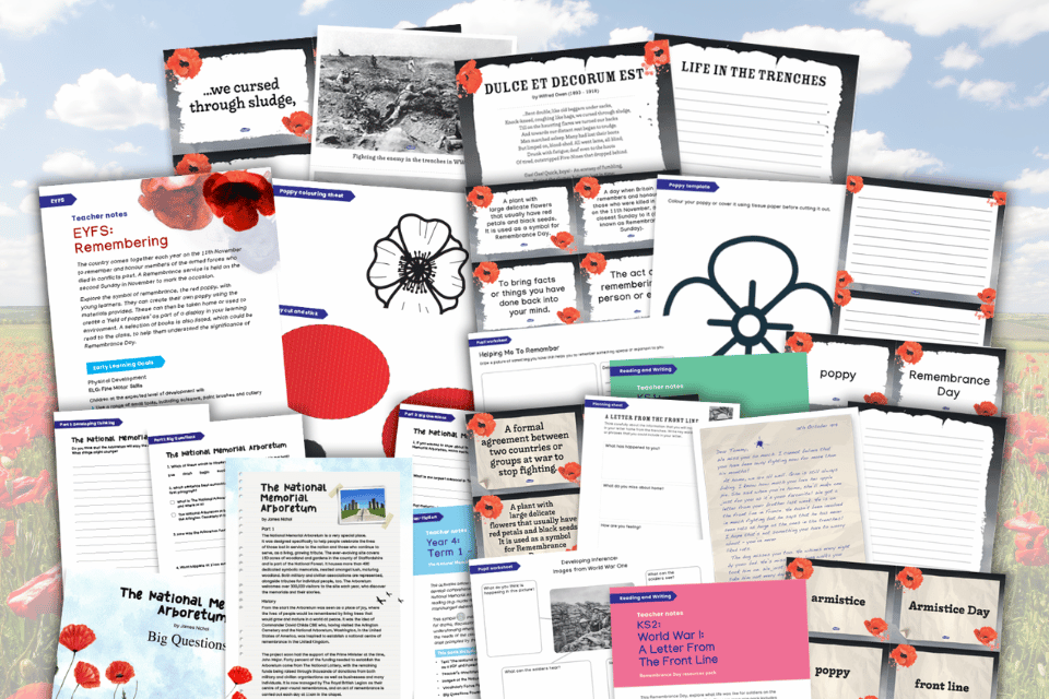 Remembrance Day activities – Classroom resources for EYFS-KS2 Blog ...
