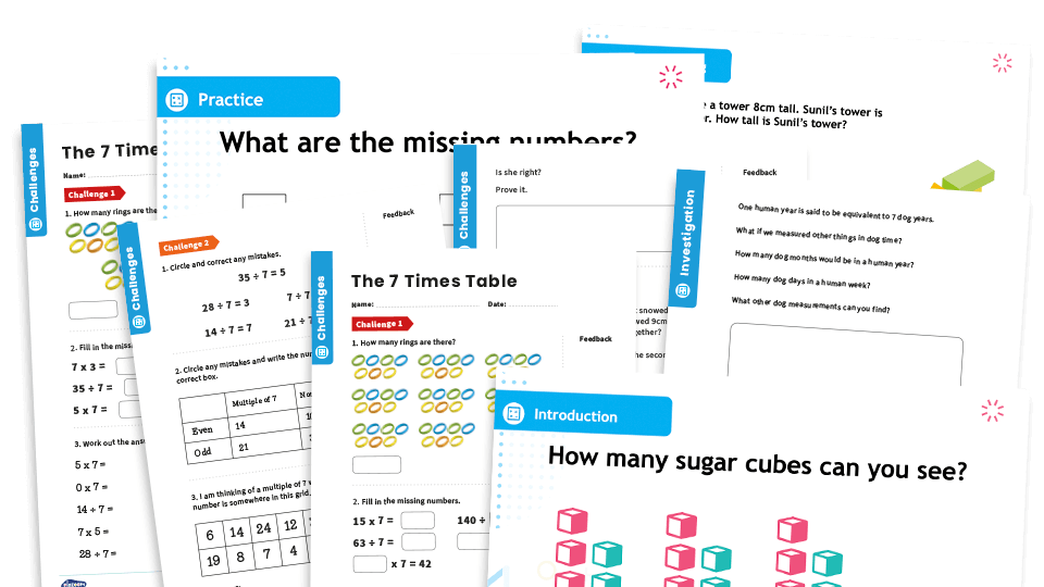 7 Times Table Teaching And Revision Pack Plazoom
