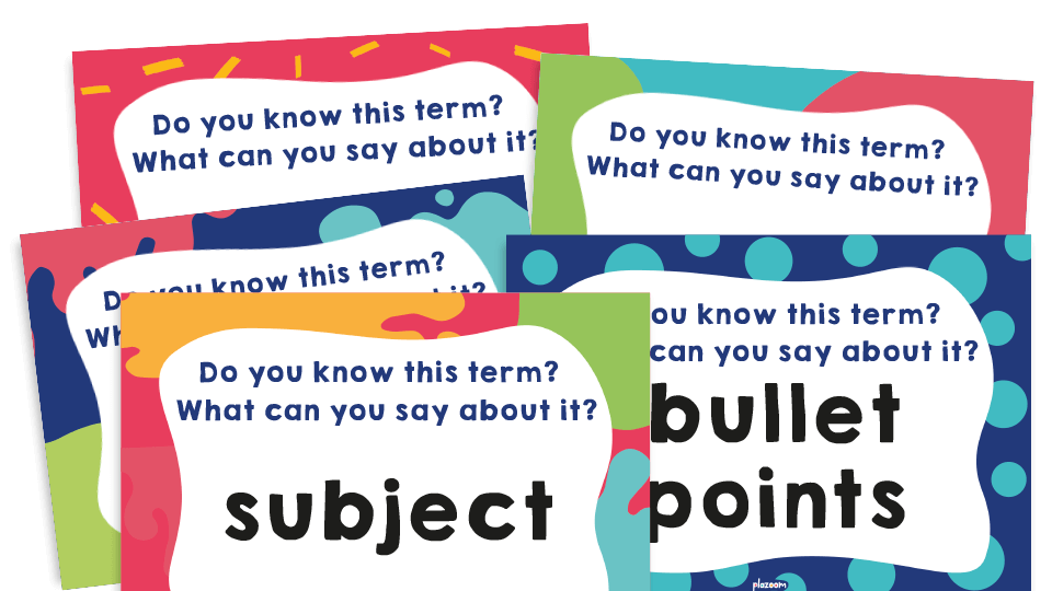 Vocabulary Working Wall Posters Grammar And Punctuation Terminology Vocabulary Working Wall Posters Grammar And Punctuation Terminology