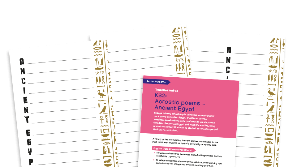Acrostic Poems KS2 Ancient Egypt Topic Plazoom Acrostic Poems KS2 Ancient Egypt Topic Plazoom