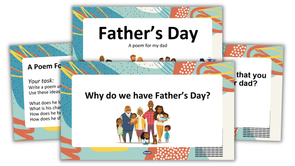 KS2 Similes Poem – Father’s Day SPaG Worksheet Activity Pack | Plazoom