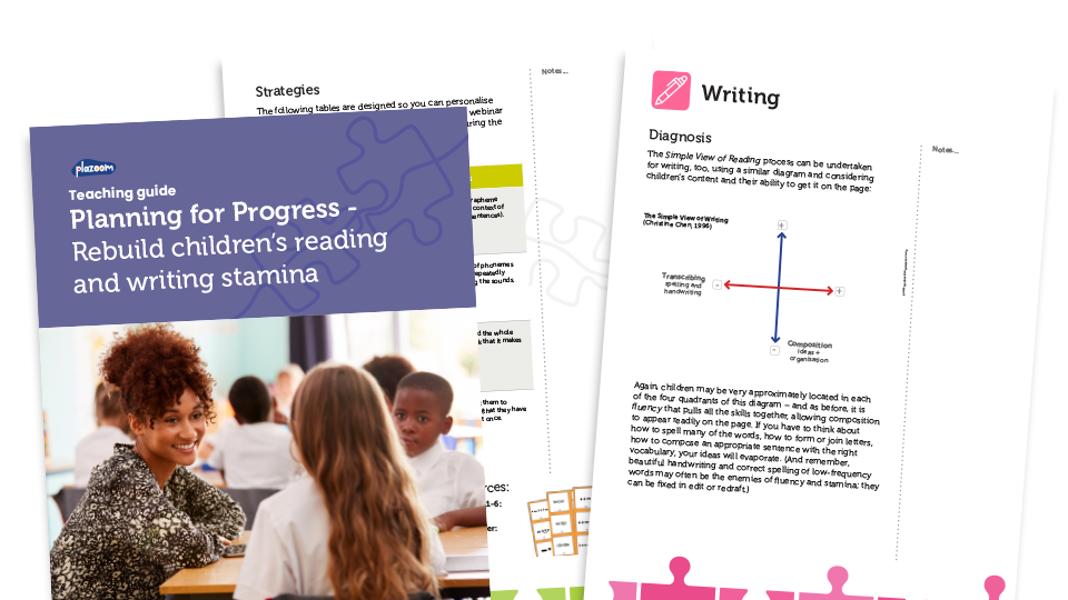 Planning for progress in primary reading and writing | Plazoom
