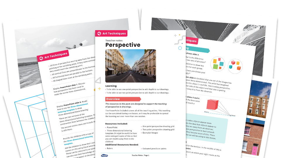 Perspective – KS2 Art Lesson Pack | Plazoom