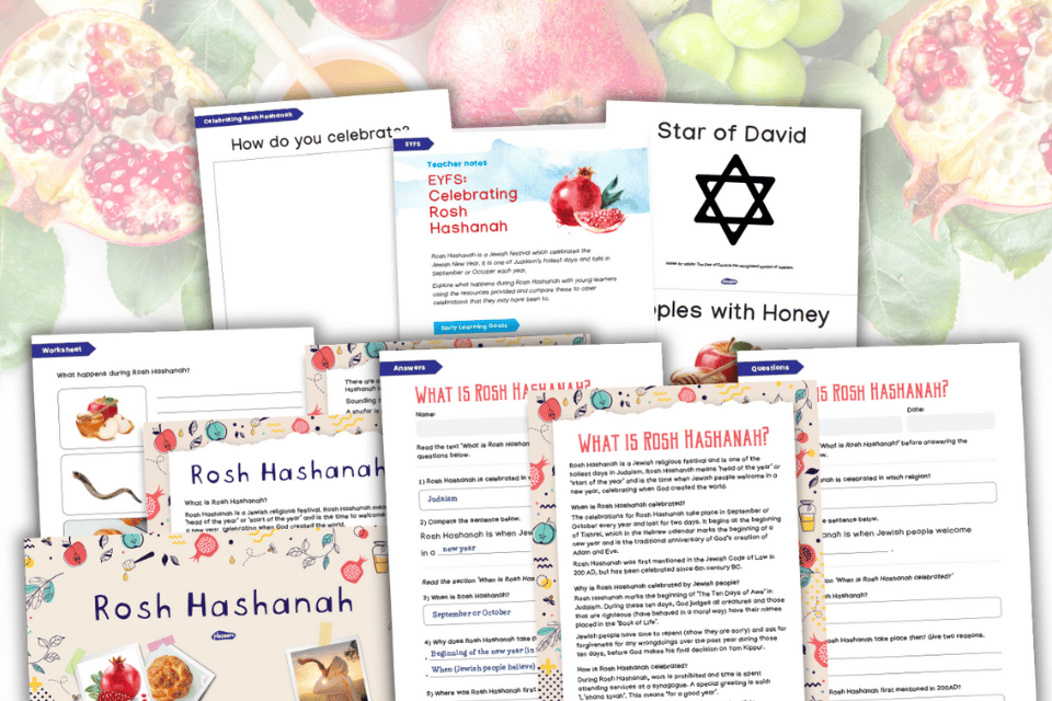 Rosh Hashanah activities – Worksheets for EYFS, KS1 & KS2 Blog | Plazoom