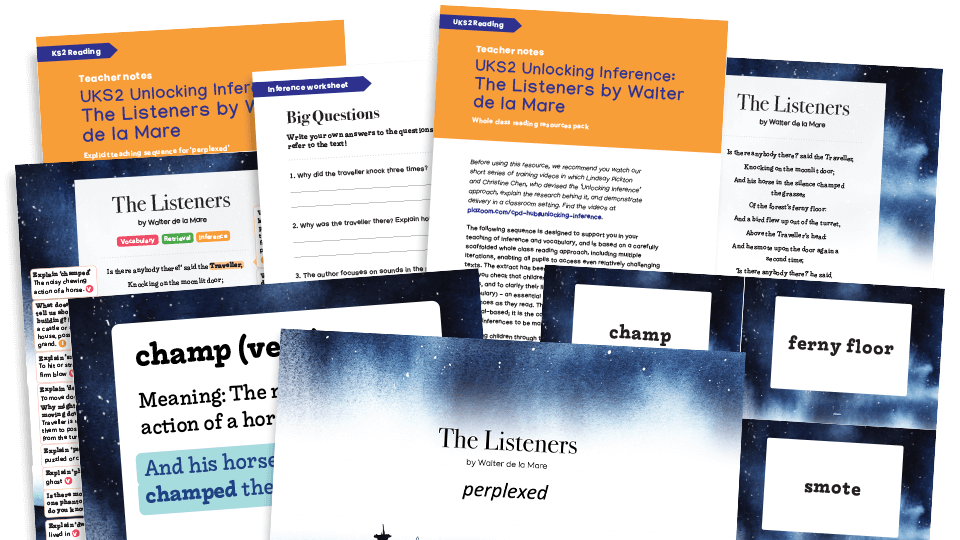 The Listeners Year 5 6 Reading Comprehension Pack Unlocking The Listeners Year 5 6 Reading Comprehension Pack Unlocking