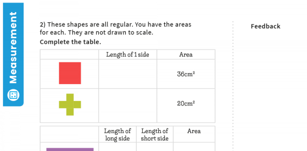 Calculating Areas: Y5 – Measurement – Maths Challenge | Plazoom