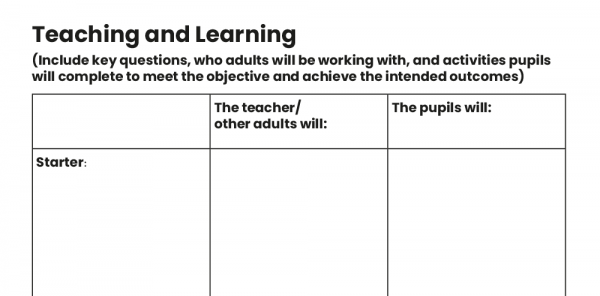 Editable Primary Lesson Plan Template and English Unit Planning Grid ...