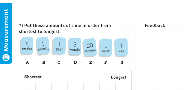 Comparing Time: Y2 – Measurement – Maths Challenge | Plazoom