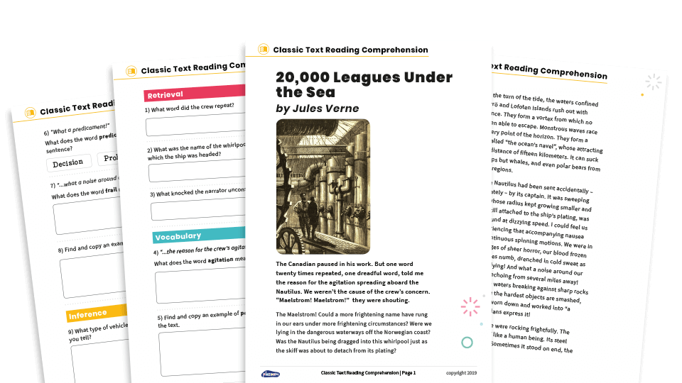 KS2 Reading Comprehension Worksheets – Classic Texts | Plazoom