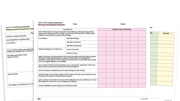 Year 2 Writing Assessment Framework Checklists | Plazoom