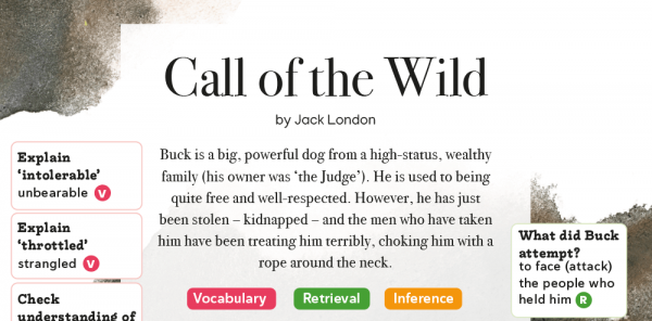 Year 5/6 The Call of the Wild Reading Comprehension Pack – UKS2 ...