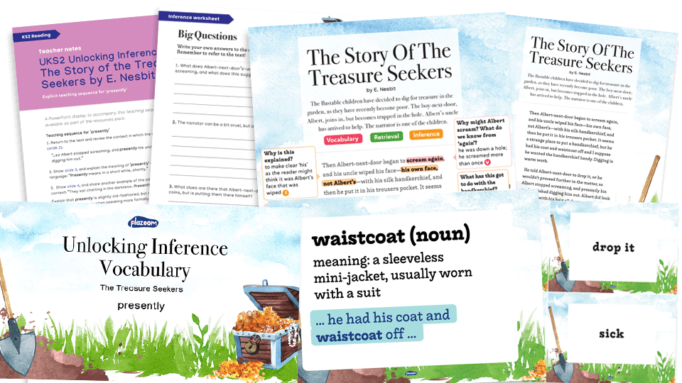 Year 3/4 The Story of the Treasure Seekers Reading Comprehension Pack ...