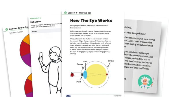 Science Topic Checker: Y3 - Light | Plazoom