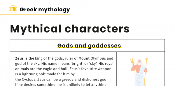 Myths and Legends KS2 – Greek Myths Writing Toolkit | Plazoom