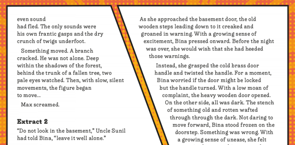 Creating Suspense – KS2 Writing Features Challenge Mat Worksheets | Plazoom