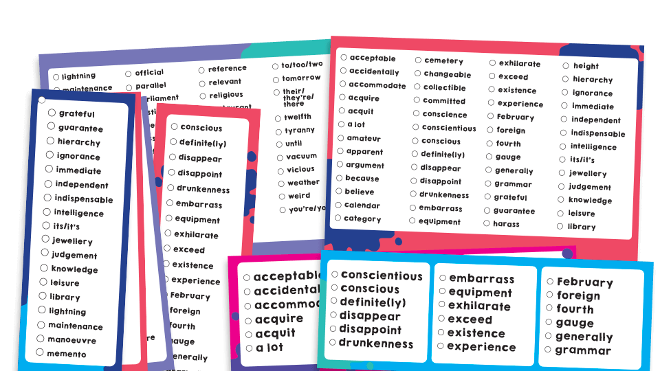 Year 6 Difficult Spellings – KS2 Revision Toolkit | Plazoom