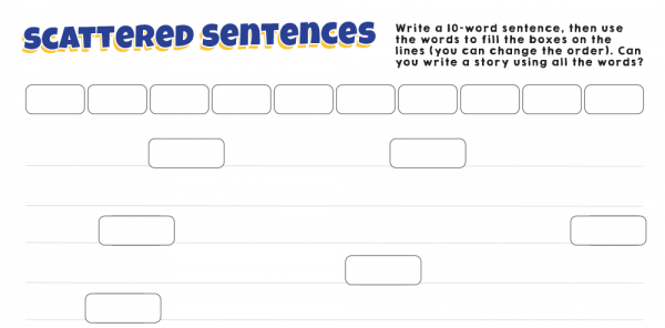 Year 2-6 Sentence Seeds and Scattered Sentences – KS1/2 Exploring ...