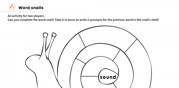 Year 2-6 Word Snails – KS1/2 Exploring Vocabulary Activities | Plazoom