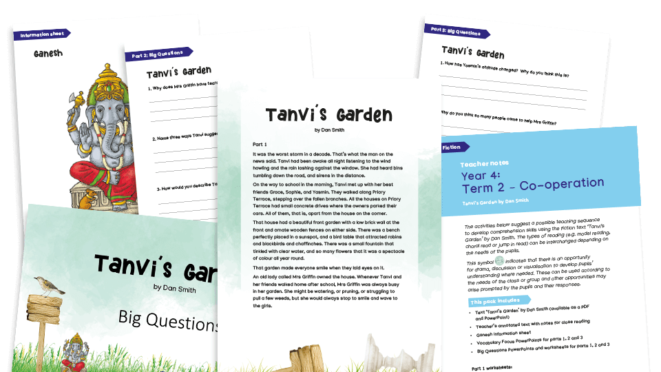 Y4 Reading Comprehension (spring): Tanvi’s Garden | Plazoom