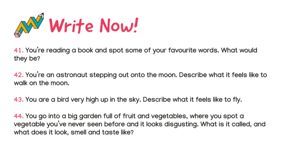 Writing prompts for KS1 and KS2: Write Now! 41-80 | Plazoom