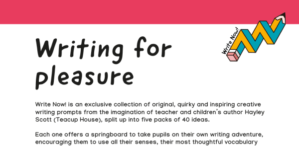 Writing prompts for KS1 and KS2: Write Now! 121-160 | Plazoom