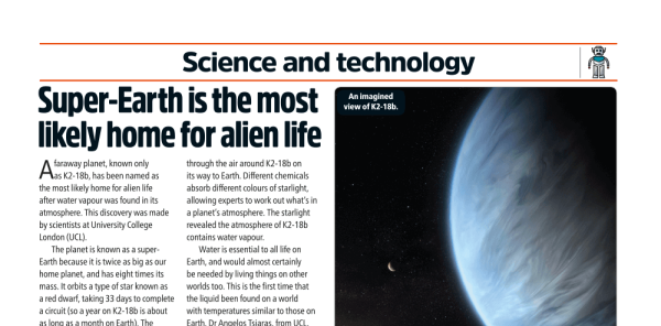Topical Tuesdays: Alien Life – KS2 News Story and Reading and Writing ...