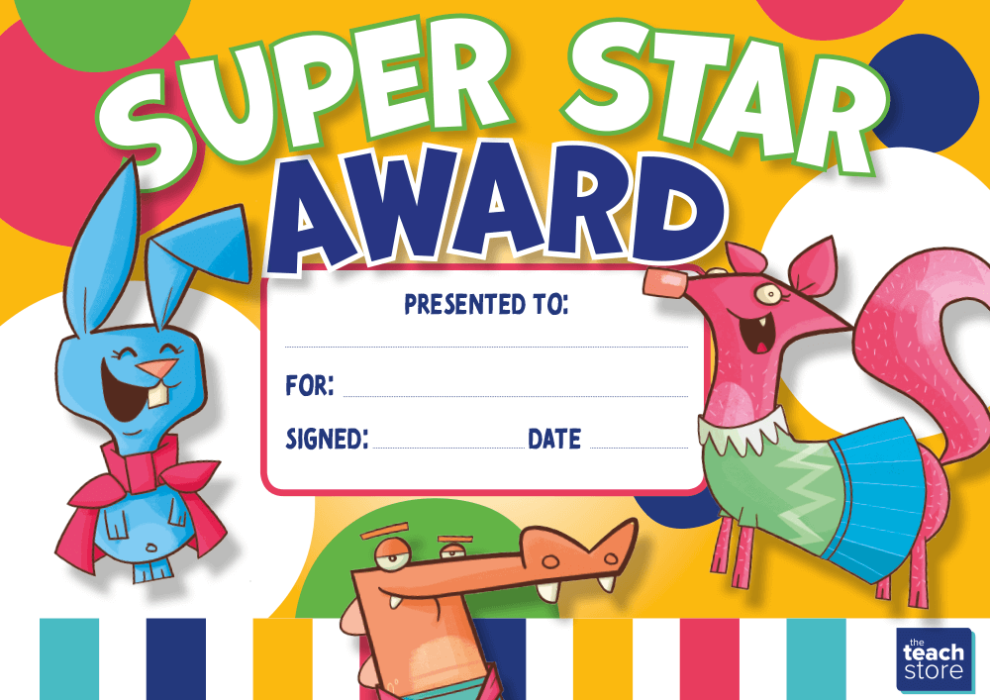 Super Star Award certificate | Plazoom