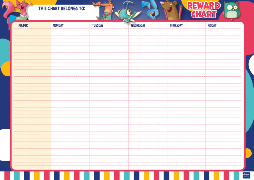 Full classroom reward poster | Plazoom