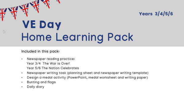 KS2 Home Learning Pack: VE Day | Plazoom
