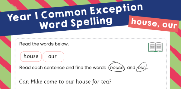 Year 1 Common Exception Words (CEW) Worksheets - Practice Pack 6 | Plazoom