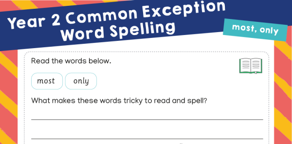 Year 2 Common Exception Words (CEW) Worksheets - Practice Pack 2 | Plazoom