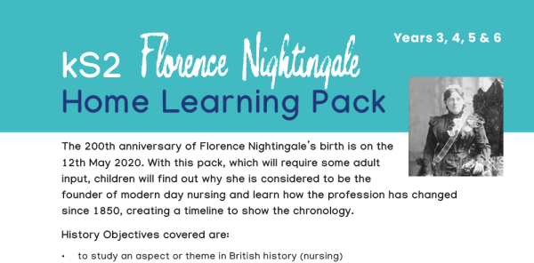 KS2: Florence Nightingale Home Learning Pack | Plazoom