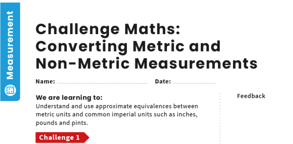 Converting Metric Measurements: Y5 – Measurement – Maths Challenge ...