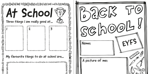 EYFS Back to School – ‘All about me’ Passport for Reception | Plazoom