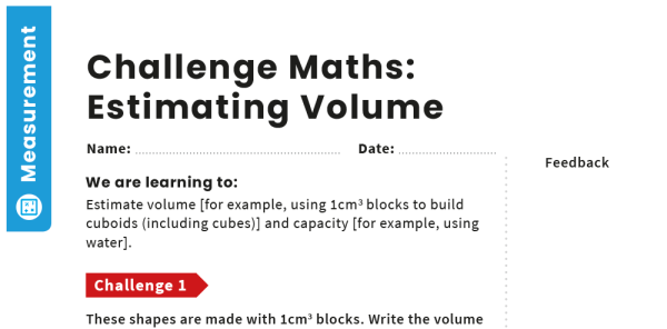 Estimating Volume: Year 5 – Measurement – Maths Challenge | Plazoom