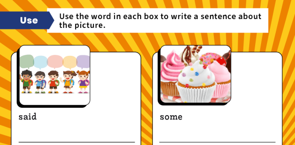 Year 1 Common Exception Words Spelling Worksheets Pack 5 | Plazoom
