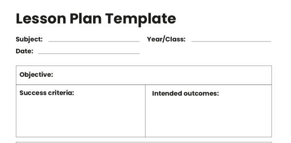 Editable Primary Lesson Plan Template and English Unit Planning Grid ...