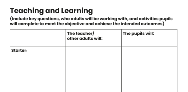 Editable Primary Lesson Plan Template and English Unit Planning Grid ...