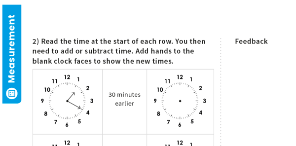 Telling the time: Year 2 – Measurement – Maths Challenge | Plazoom
