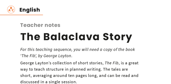 KS2 Reading, Comprehension and Writing Lesson Plan – The Balaclava ...