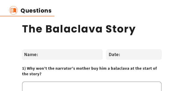 KS2 Reading, Comprehension and Writing Lesson Plan – The Balaclava ...