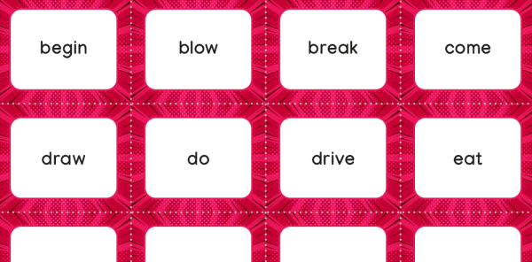 Year 2 Irregular Verbs Bingo – KS1 Grammar Game | Plazoom