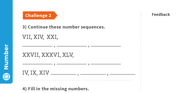 Roman Numerals: Year 4 – Number and Place Value – Maths Challenge | Plazoom