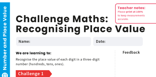 Recognising Place Value: Year 3 – Number and Place Value – Maths ...