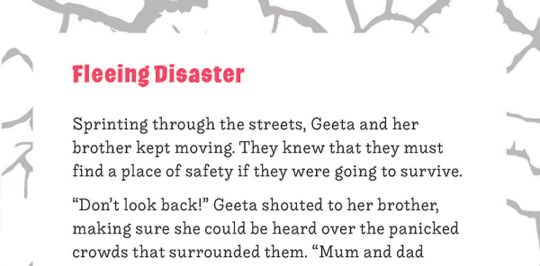 Narrative Writing (Fleeing Disaster) KS2 – Year 6 SATs TAF Evidence ...