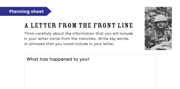KS2 Remembrance Day Resources Pack – A Letter from the Frontline | Plazoom