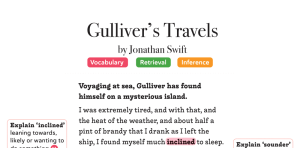 Year 5/6 Gulliver’s Travels Reading Comprehension Pack – UKS2 Unlocking ...