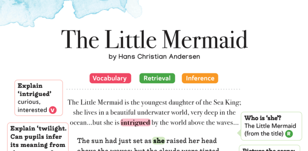 Year 3/4 The Little Mermaid Reading Comprehension Pack – LKS2 Unlocking ...