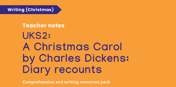 Year 5 & 6 A Christmas Carol Festive Writing Resources Pack | Plazoom